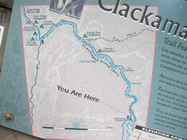 Clackamas River Trail Trailhead - Muddy Camper